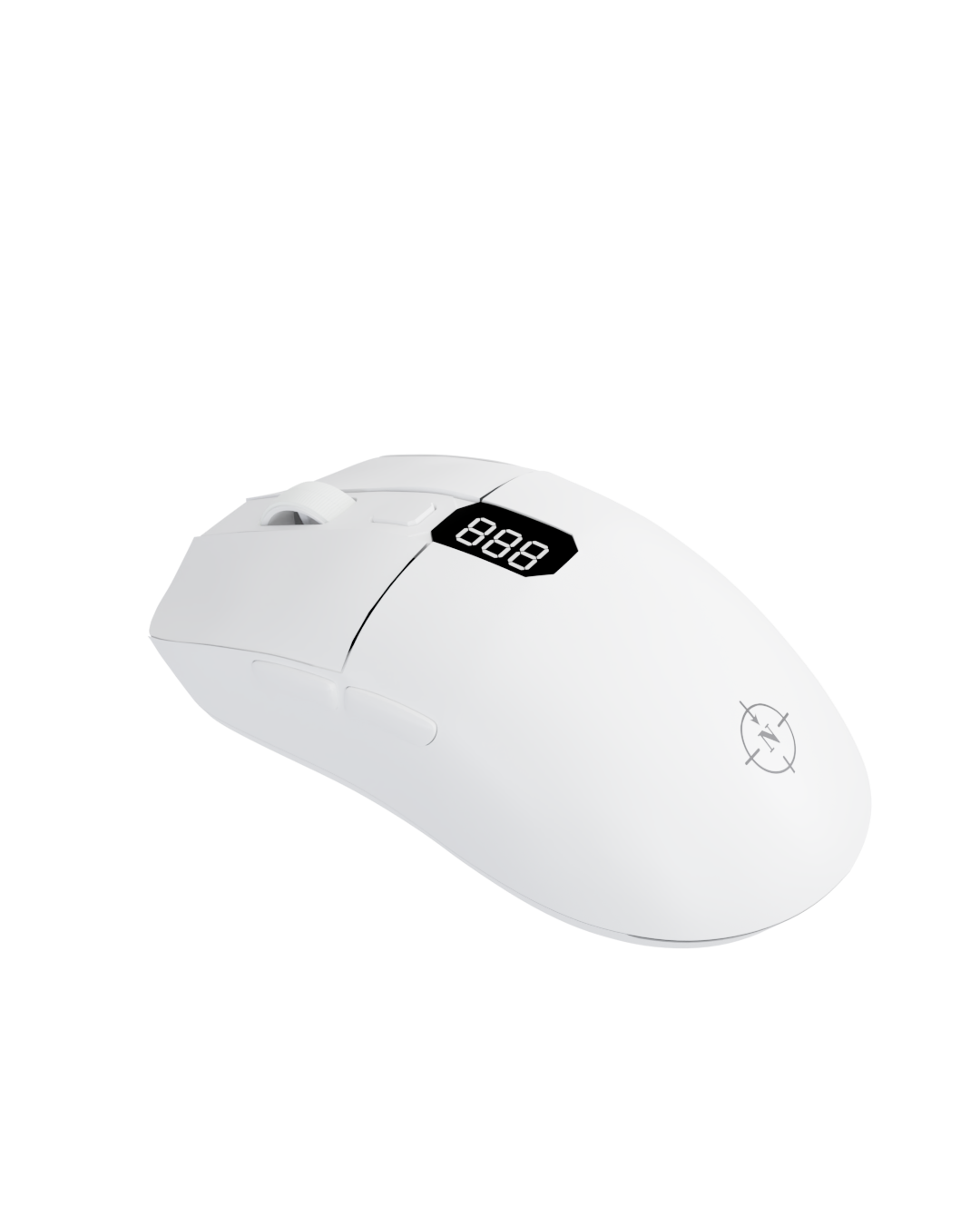 North Odin PRO White 26000 DPI 750 IPS 70G UltraLight RGB Kablosuz Beyaz Gaming Mouse